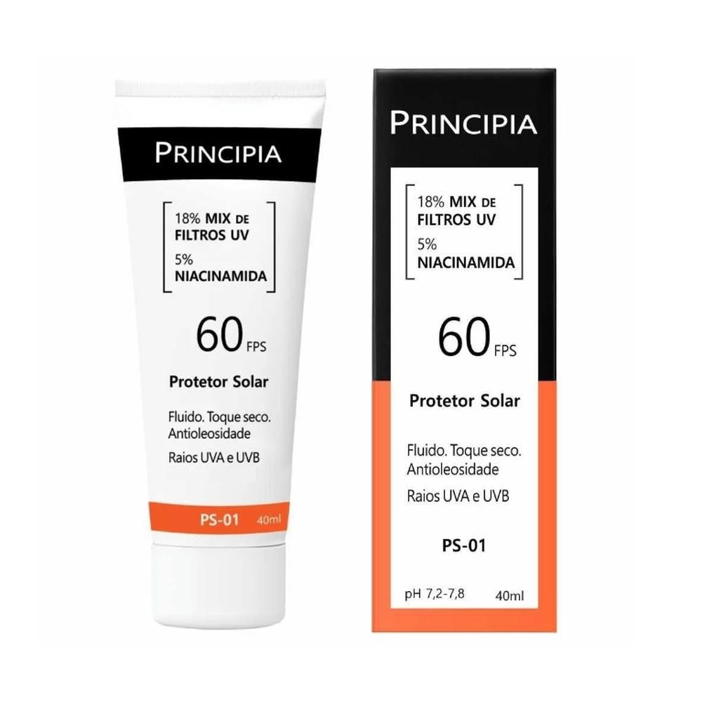 Principia Protetor Solar FPS 60 PS-01 com 40ml | Shopee Brasil