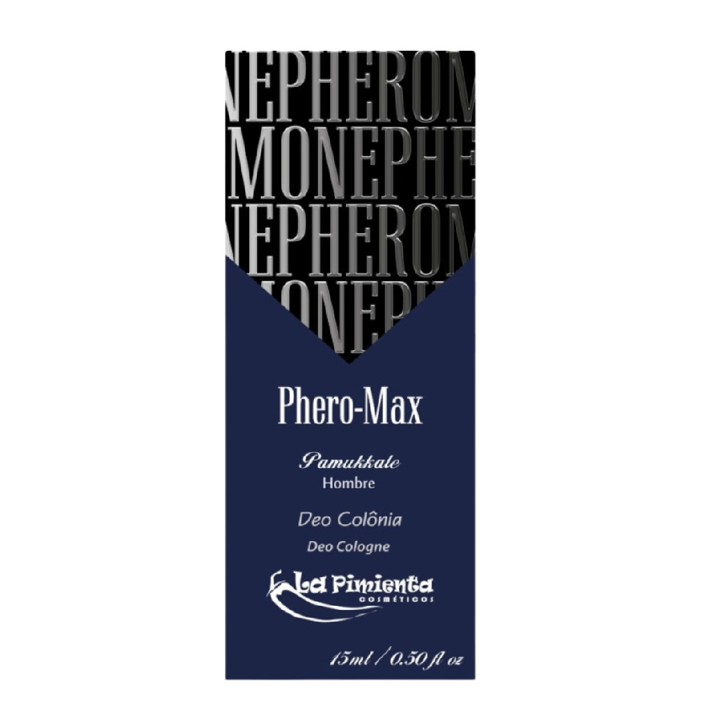 Perfume masculino ferômonio PHERO-MAX PAMUKKALE 15ml | Shopee Brasil