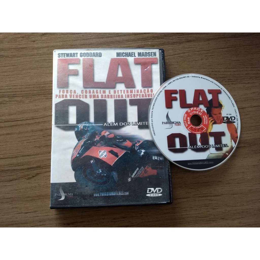 DVD FLAT OUT ALEM DOS LIMITES - ORIGINAL | Shopee Brasil