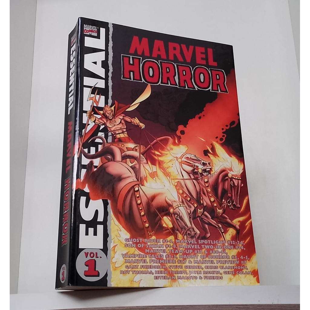 HQ Marvel Horror Essential volume 1 ( em ingles ) | Shopee Brasil