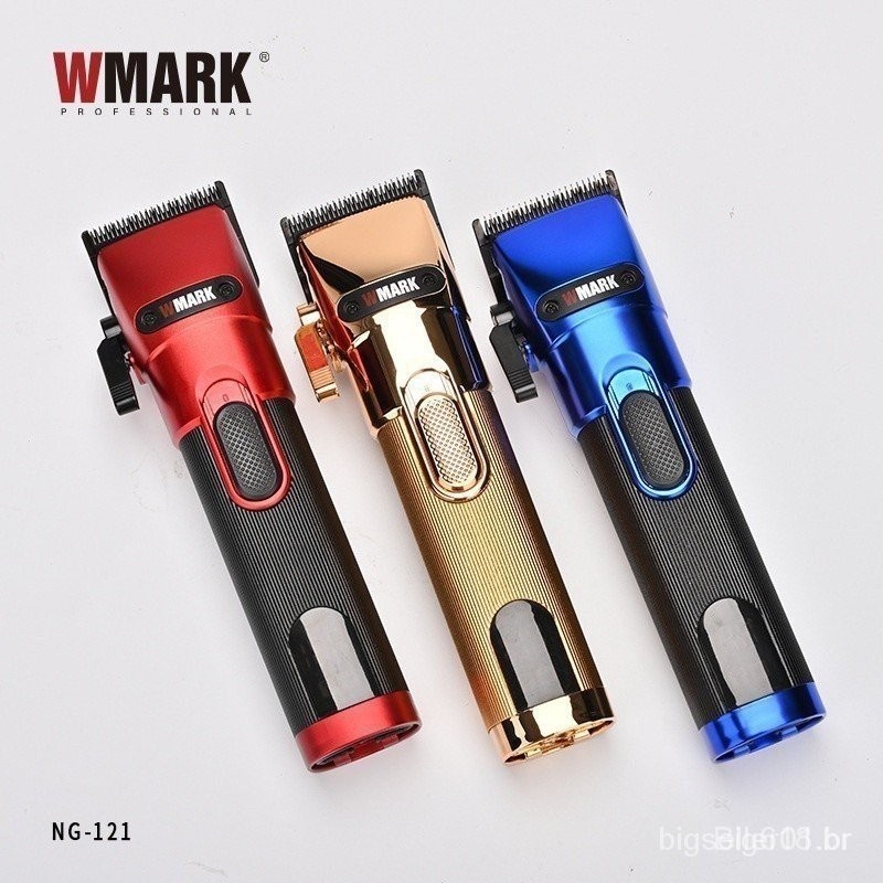 WMARK Hair Cutter NG-121 Electric Push Oil Head Display LCD Digital Com ...
