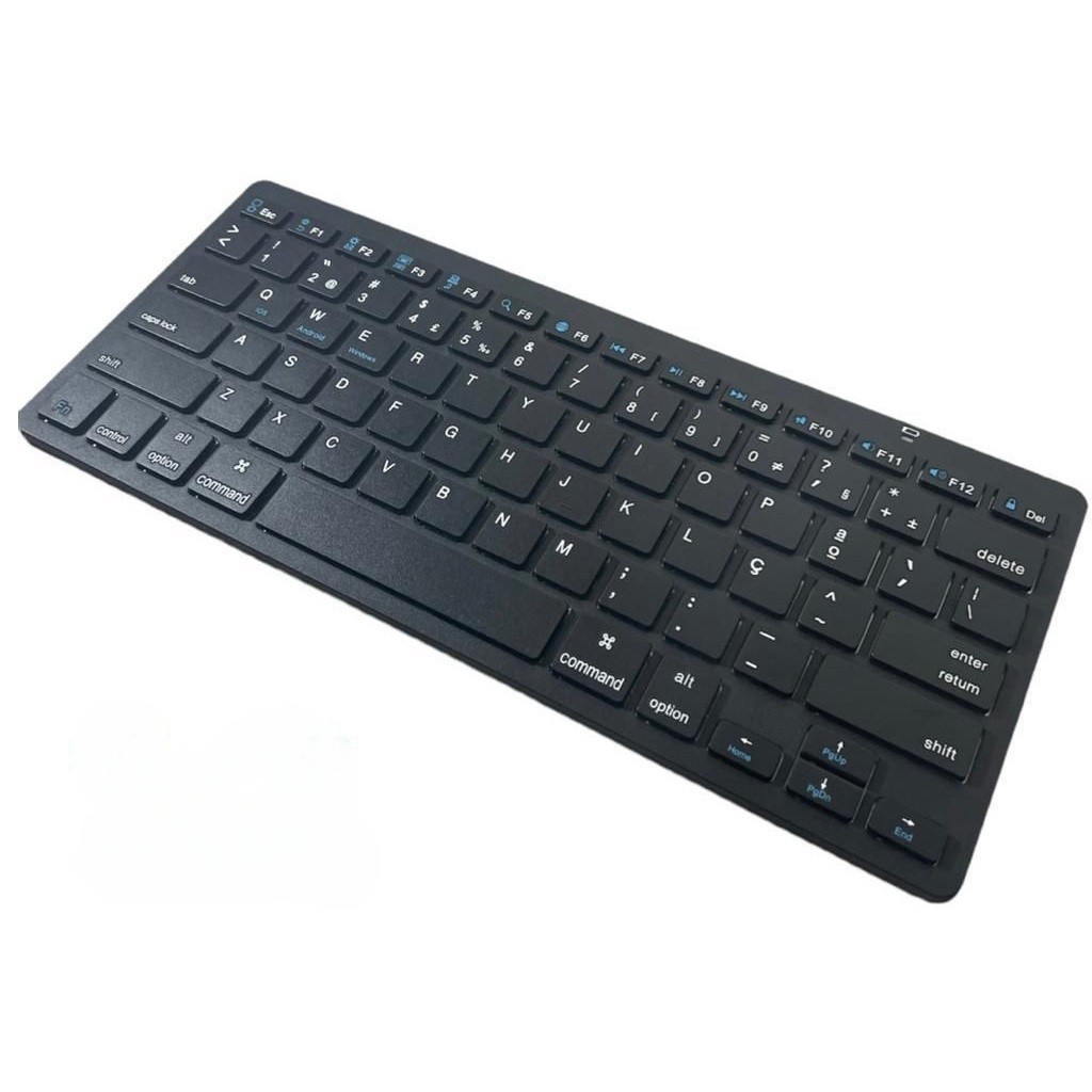 Teclado Wireless Bluetooth Super Slim 2.4 Compacto Celular Pc Tablet ...