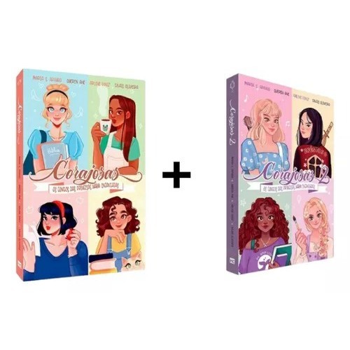 Kit Livros Corajosas 1 E 2 | Os Contos Das Princesas Nada Encantadas | Shopee Brasil