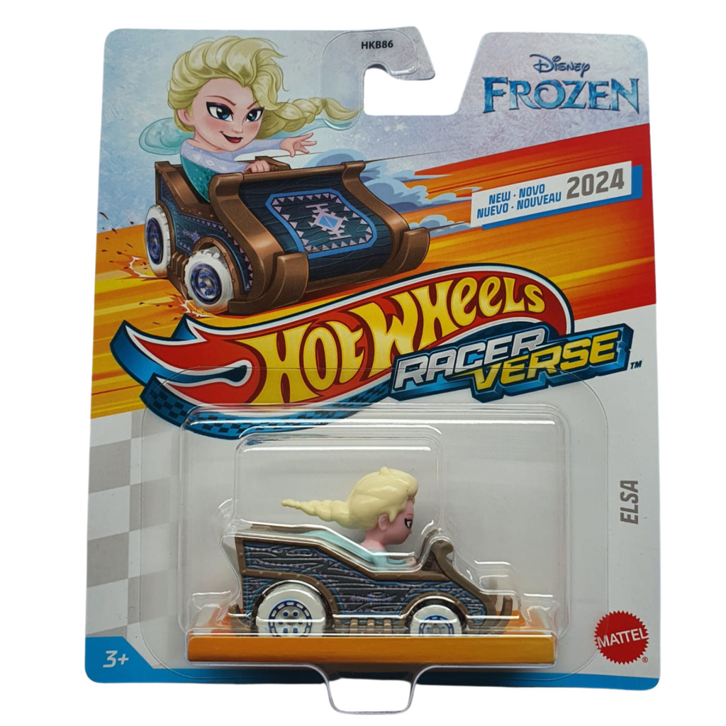 Carrinho Miniatura Hot Wheels Racer Verse - Elsa Frozen - HRT12 ...
