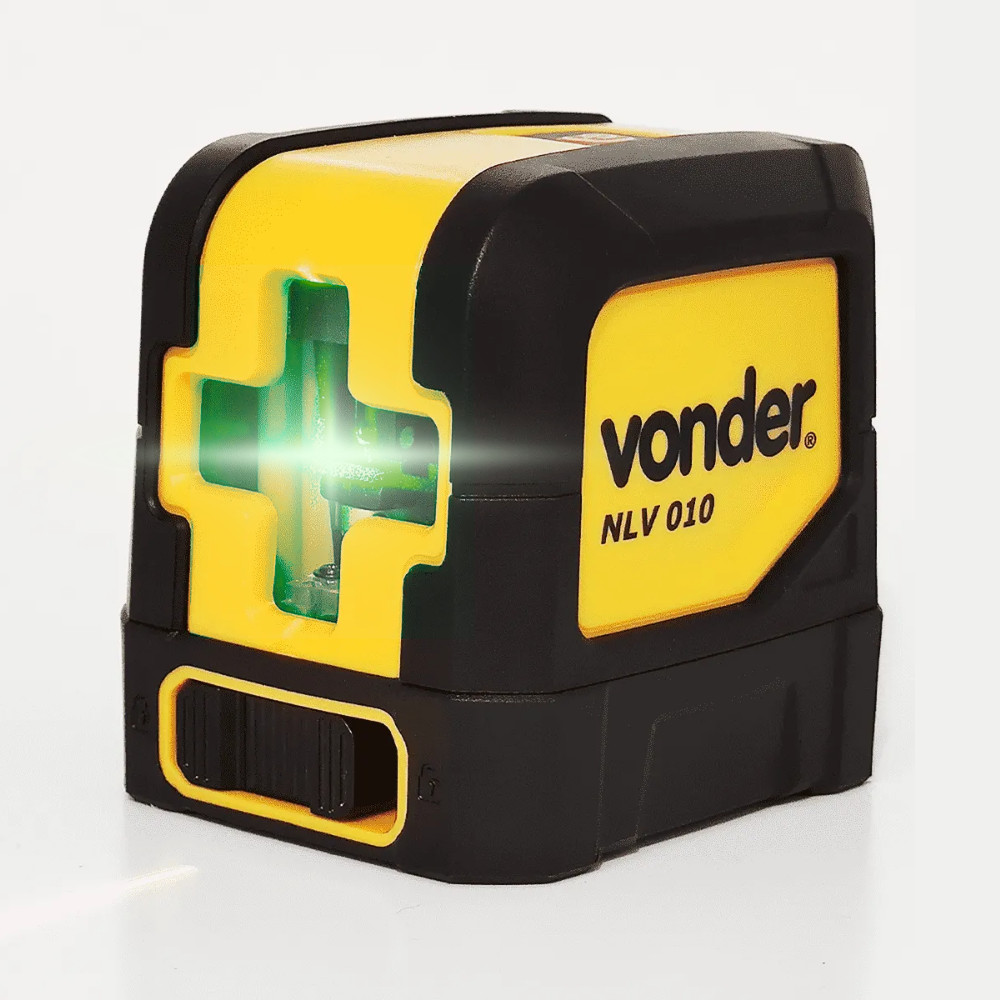 Nível Laser 2 Linhas Verde Cruz 20 Metros Vonder Nlv 020 Autonivelamento Profissional Suporte ...