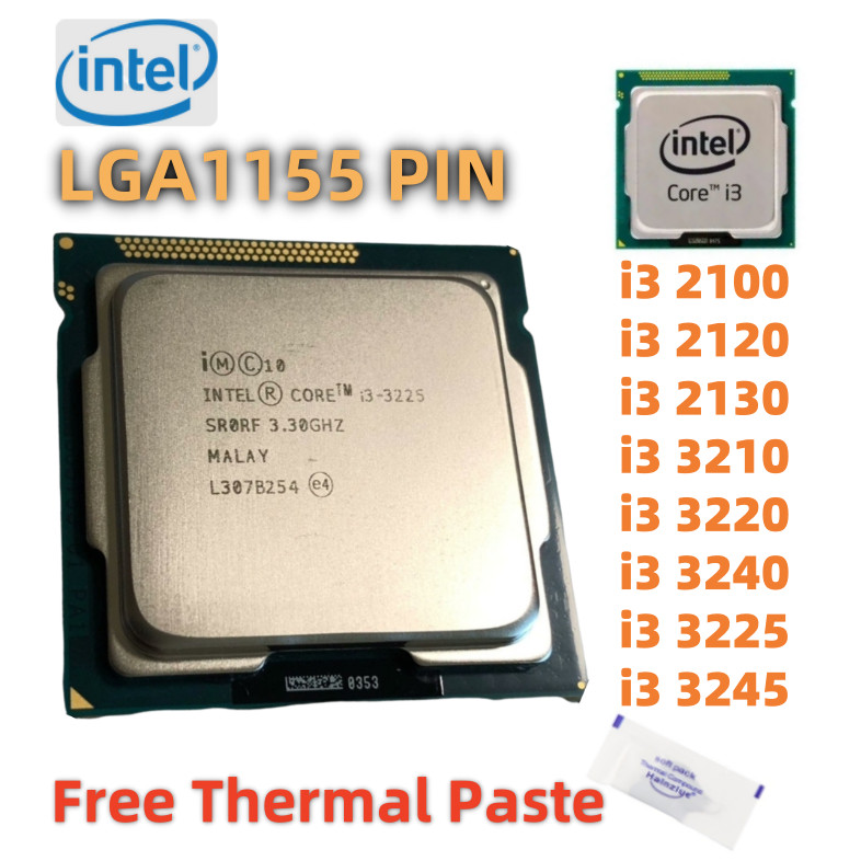 Processador Intel Core I3 2100 2120 2130 3210 3220 3240 3225 3245 LGA ...
