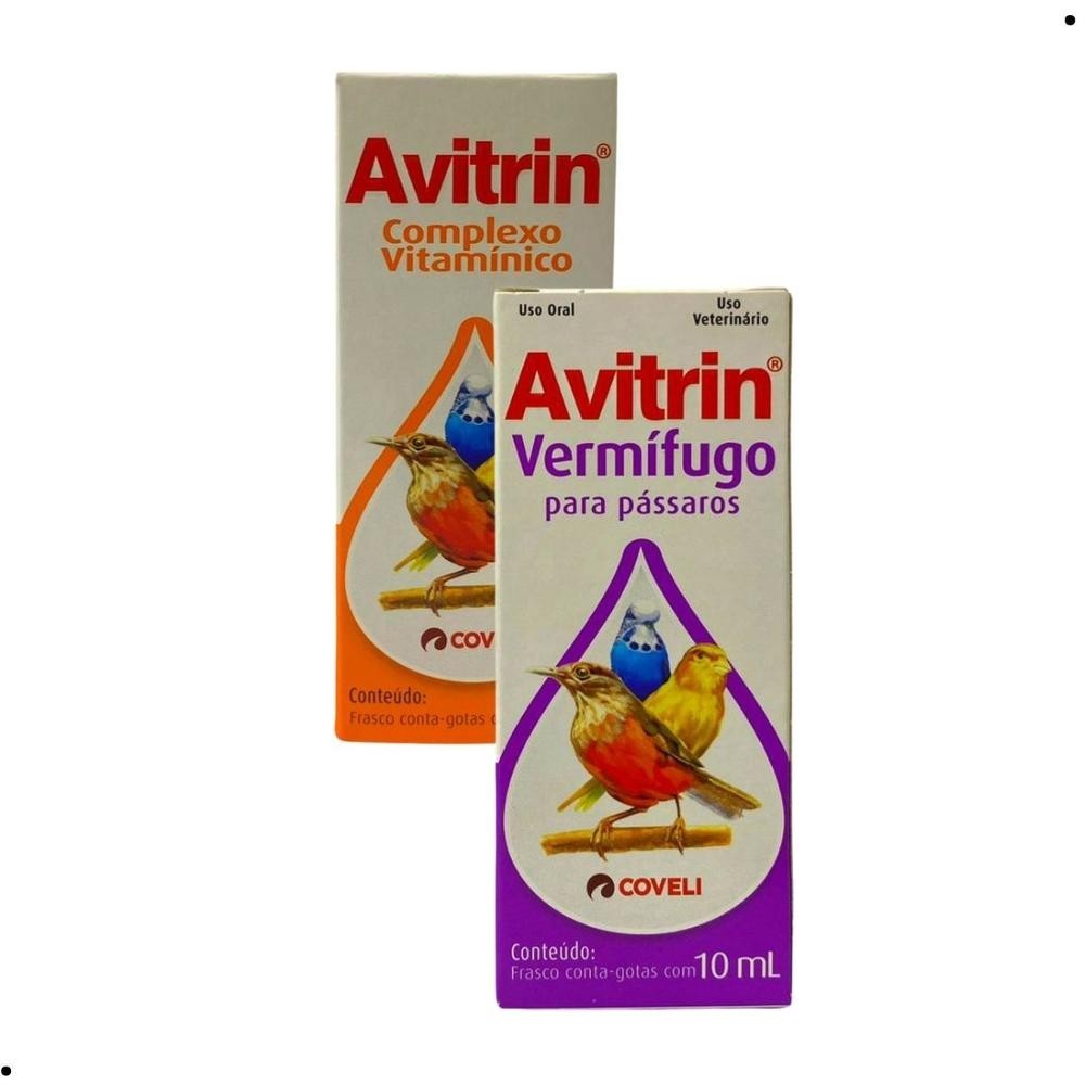 Kit Avitrin 1 Complexo Vitamínico + 1 Vermífugo | Shopee Brasil
