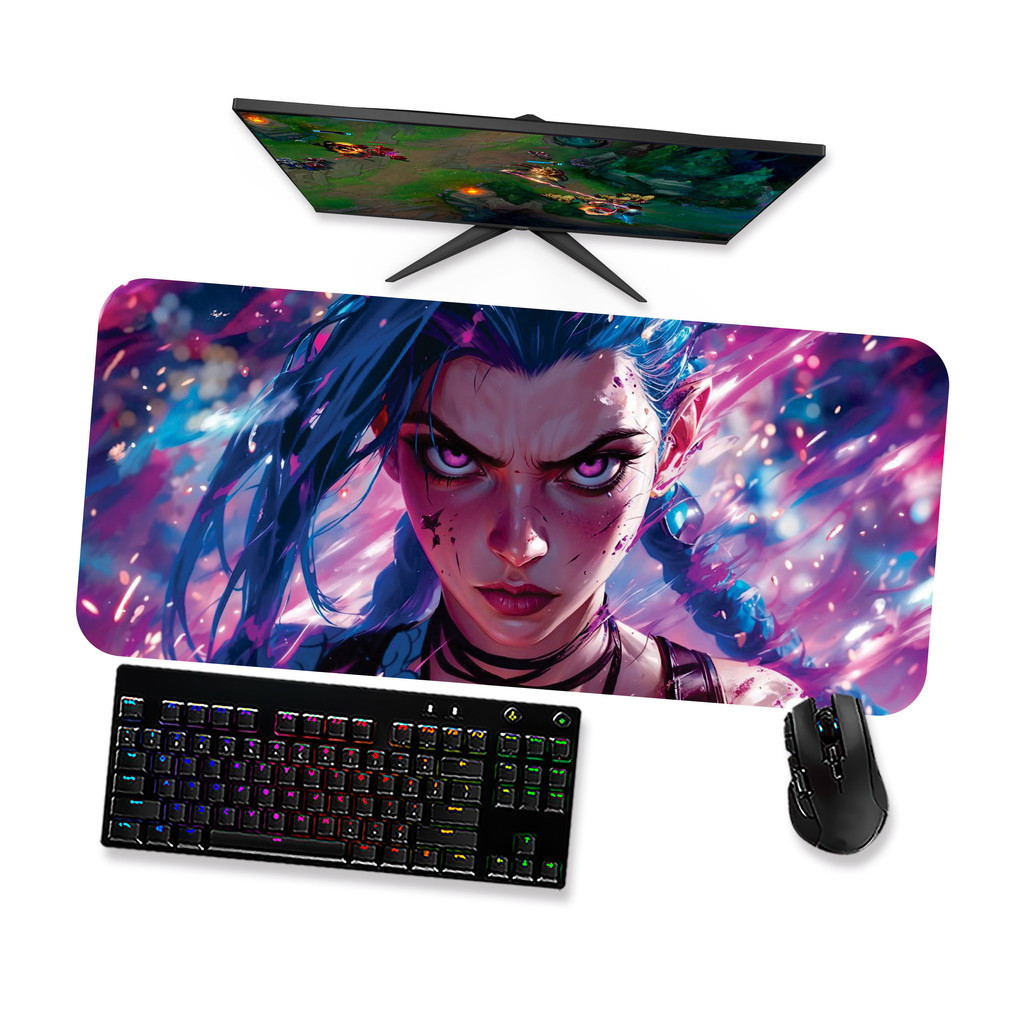Mouse Pad Gamer Lol - Jinx Classic 4 - League of legends Mousepad ...