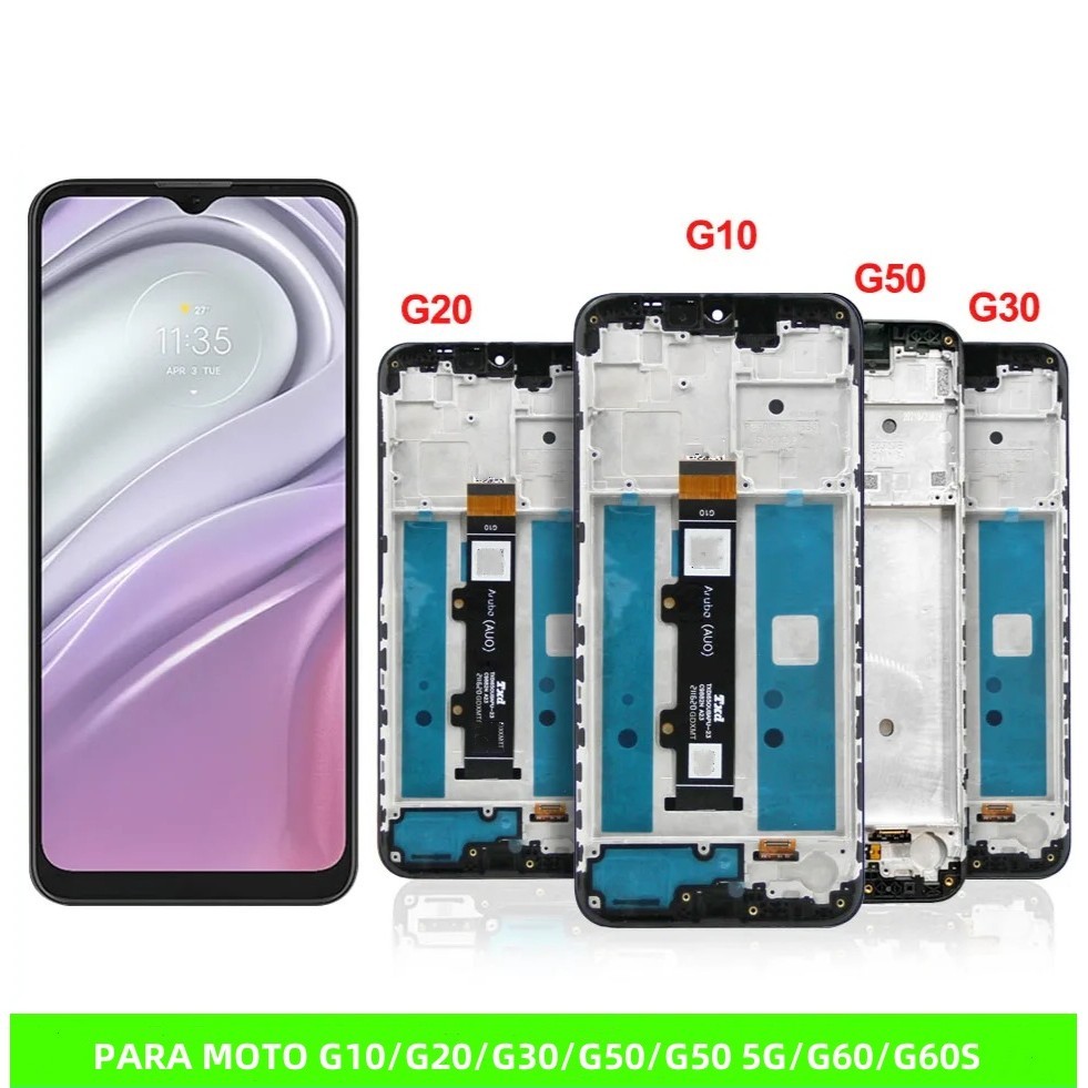 Nova Display Para Moto G10&G20&G30&G50&G50 5G&G60&G60S Vivid Tela Frontal Lcd Com Aro | Shopee ...