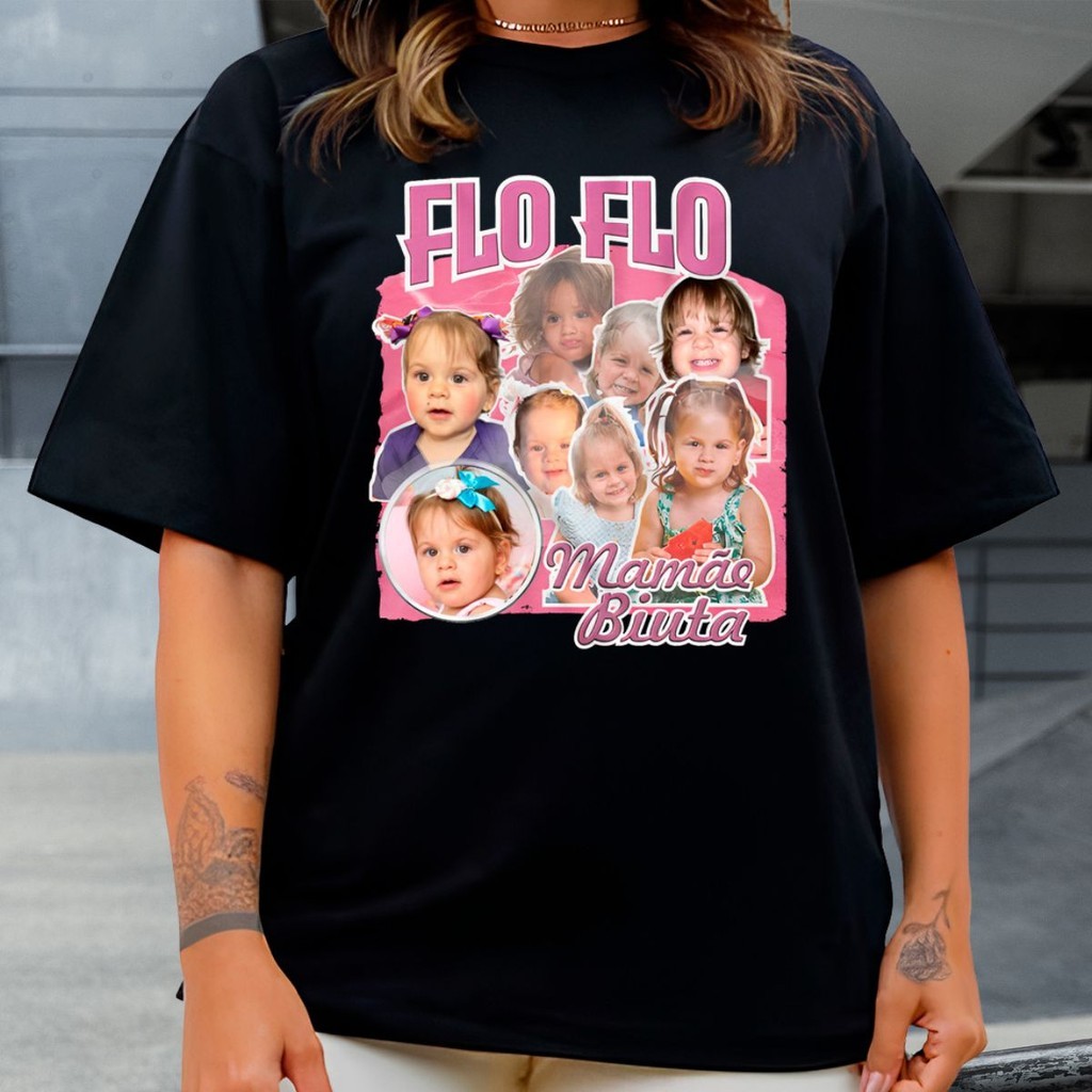 Camiseta Maria Flor Virginia Meme Floflo Biruta Story Zé Influencer 100% Algodão | Shopee Brasil