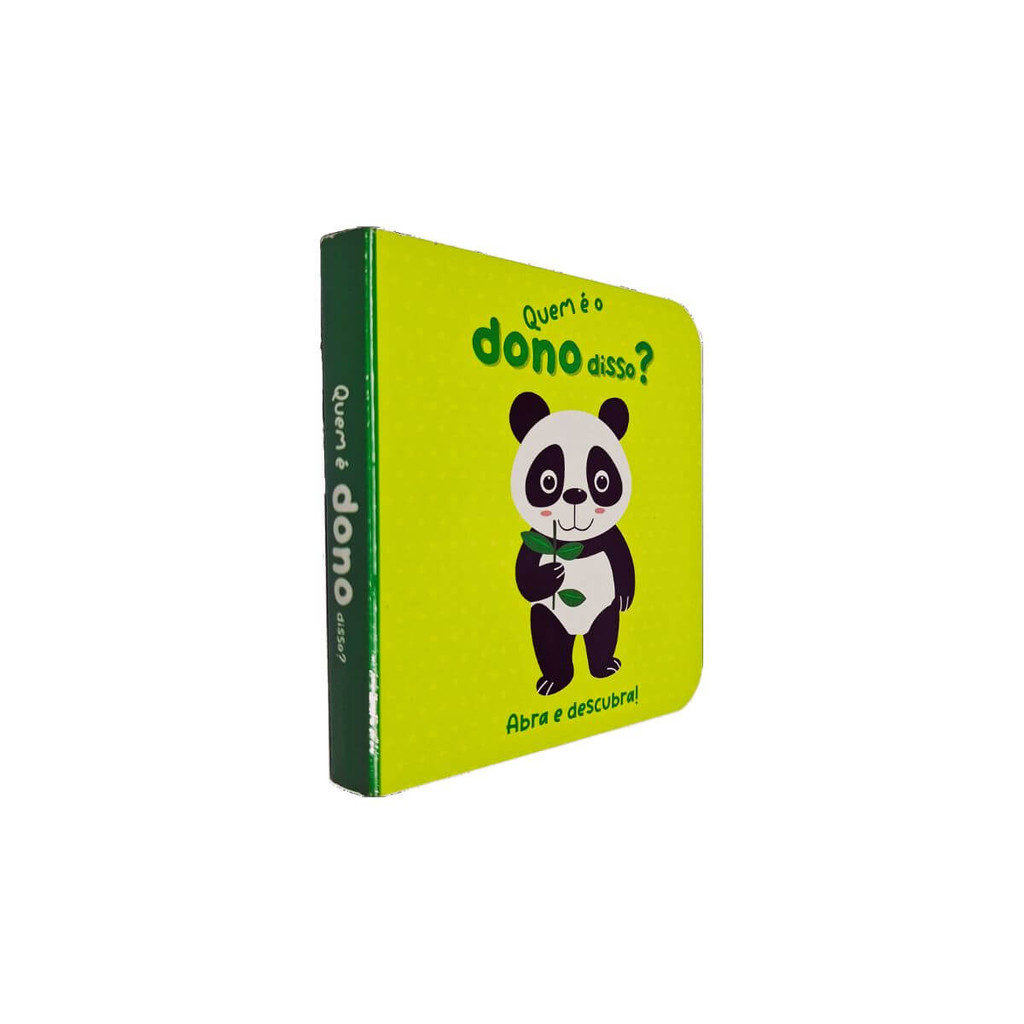 Mini Livro Infantil Cartonado Quem é o Dono Disso? Coleção Abra e ...