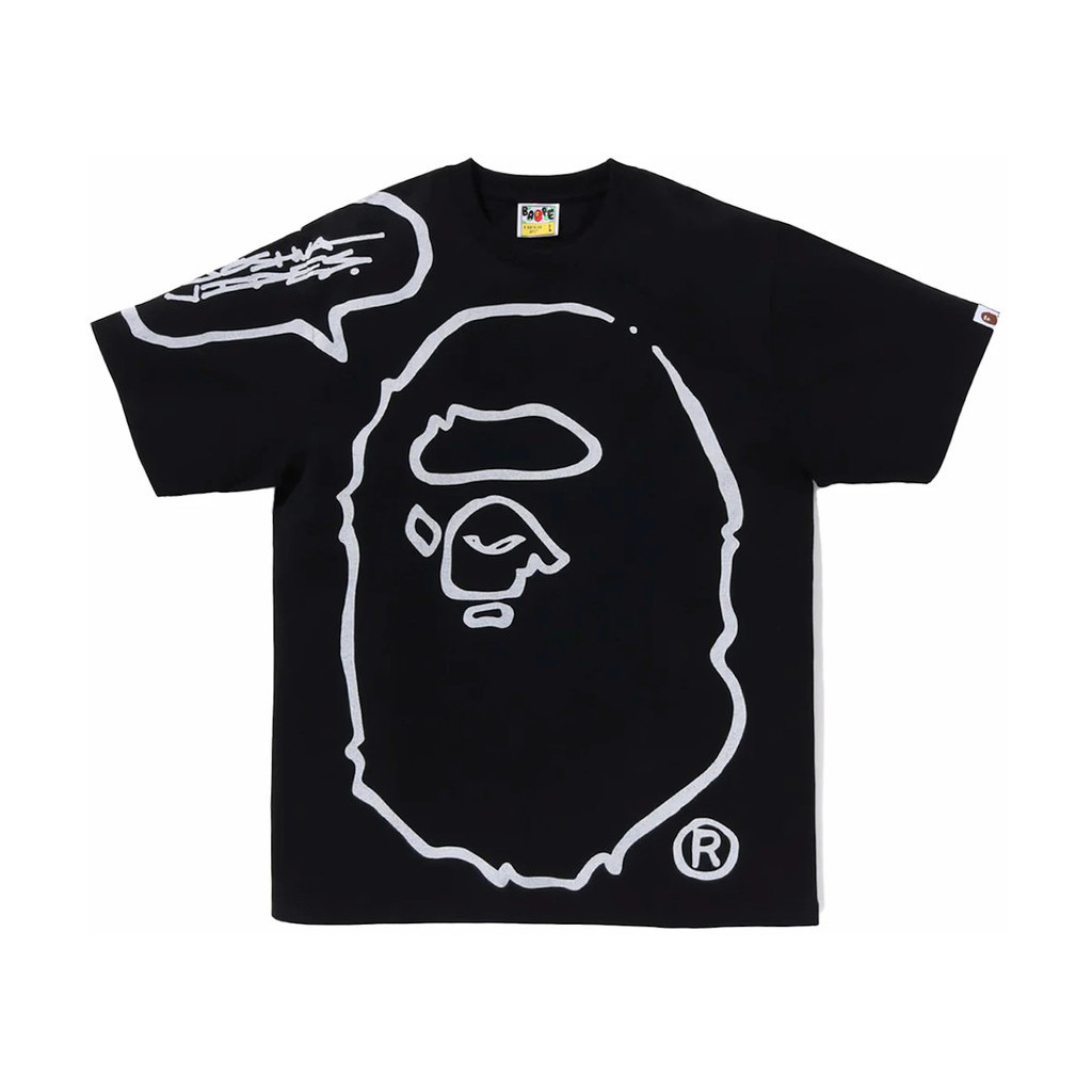 BAPE x Joshua Vides Tee Cabeça De Macaco | Shopee Brasil