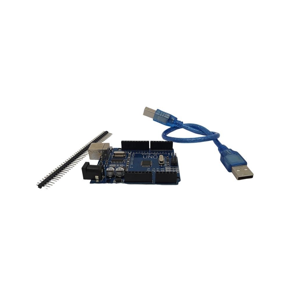 Arduino Uno R3 - ATmega 328P CH340 CH340G - com cabo usb | Shopee Brasil