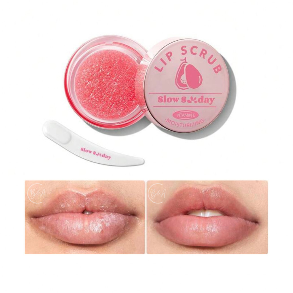 Esfoliante Labial Lip Scrub com Vitamina E Slow Sunday 5g | Shopee Brasil