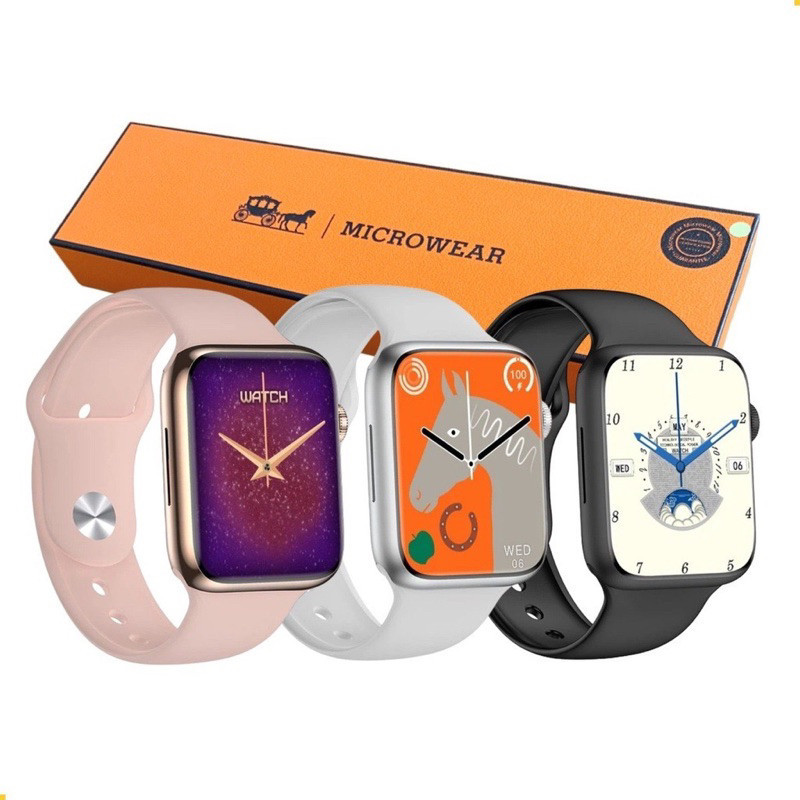 Smartwatch W59 Mini Pro 41mm Microwear Original GPS, NFC faz e Recebe ...