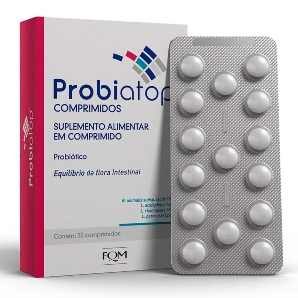 Probiótico Probiatop - 30 Comprimidos | Shopee Brasil