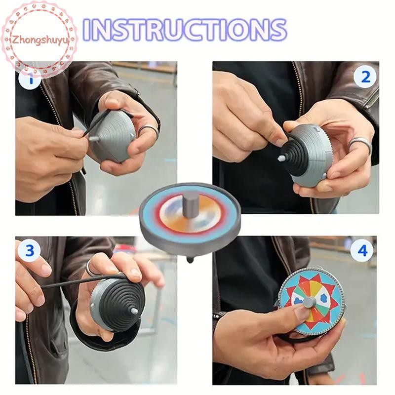 zhongshuyu Impressão 3D Paeng-y Spinning Tops Conjunto De Jogos ...