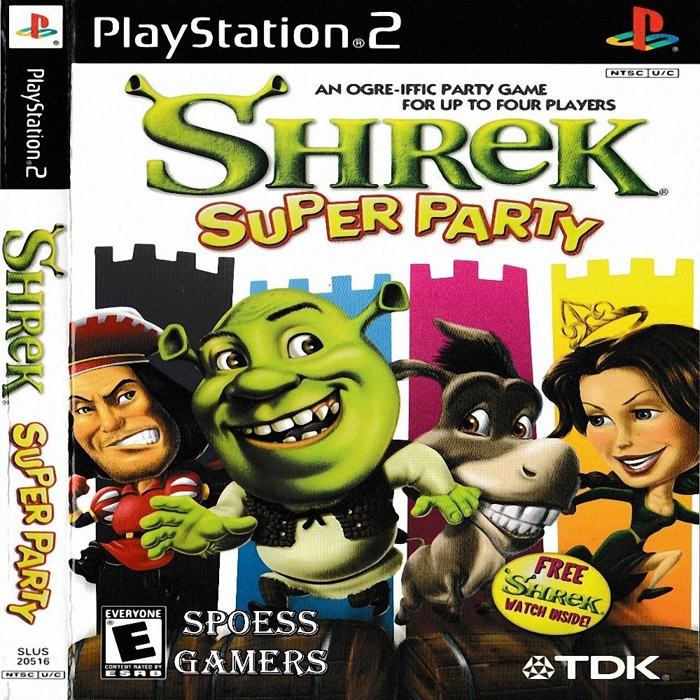 Shrek Ps2 Super Party Patch Aventura | Shopee Brasil