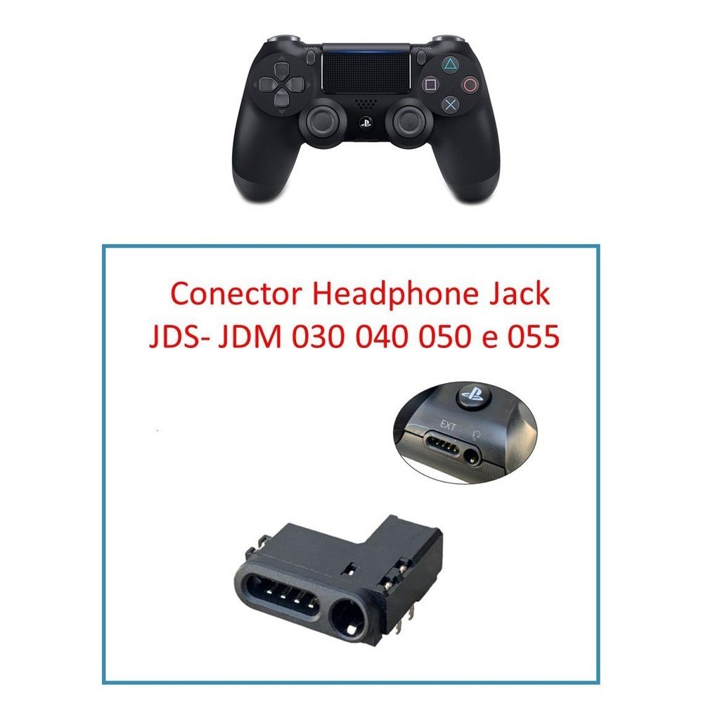 Conector Headphone Jack Fone Ouvido Controle Ps4 | Shopee Brasil