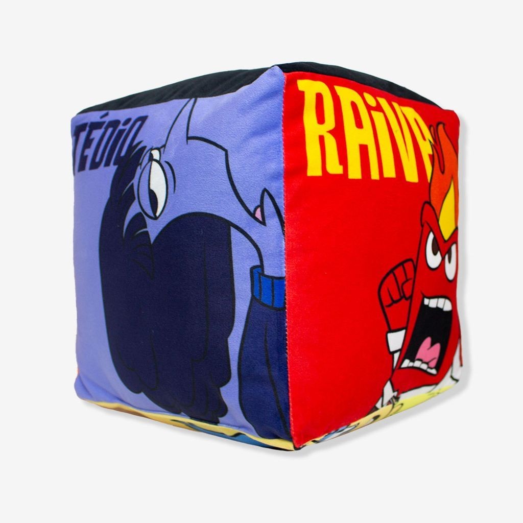 Almofada Formato Cubo Mood de Hoje Divertidamente – Disney | Shopee Brasil