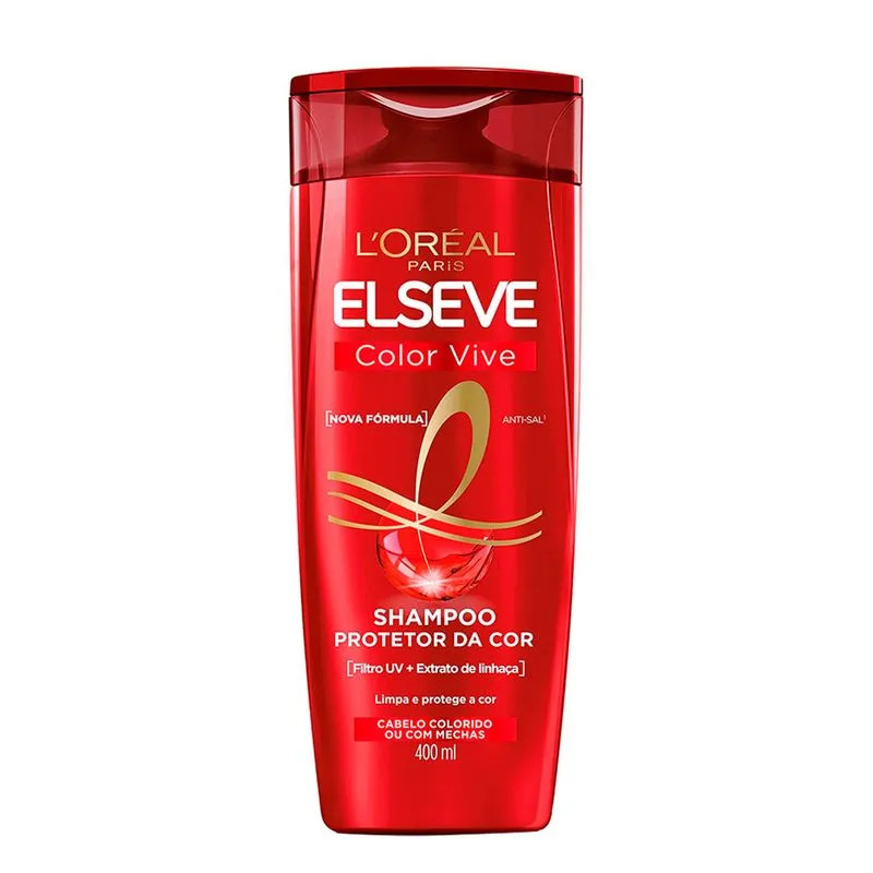 Elseve Color Vive_Shampoo Protetor da Cor_400ml | Shopee Brasil