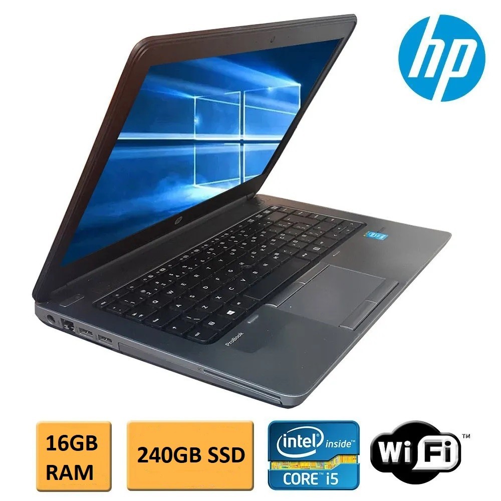 NOTEBOOK HP PROBOOK INTEL CORE I5 16GB RAM 240GB SSD WINDOWS 10 ...