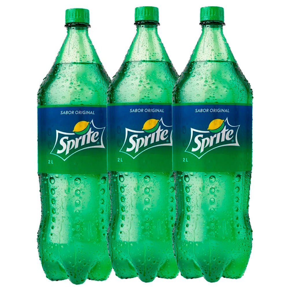 Kit 3 Refrigerante Sprite Pet 2 Litros | Shopee Brasil