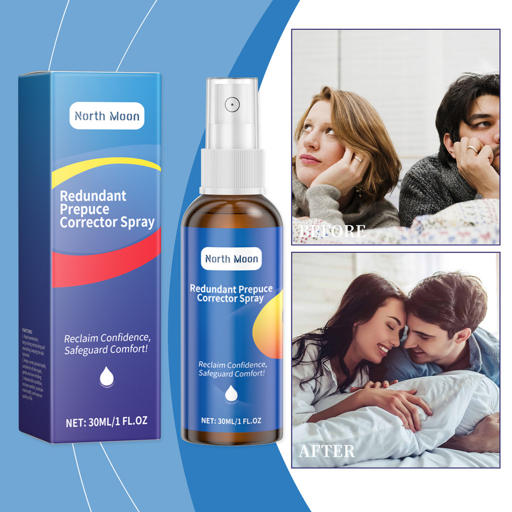 North Moon Men's Care Spray Hidratante Hidratante Correção de Massagem ...