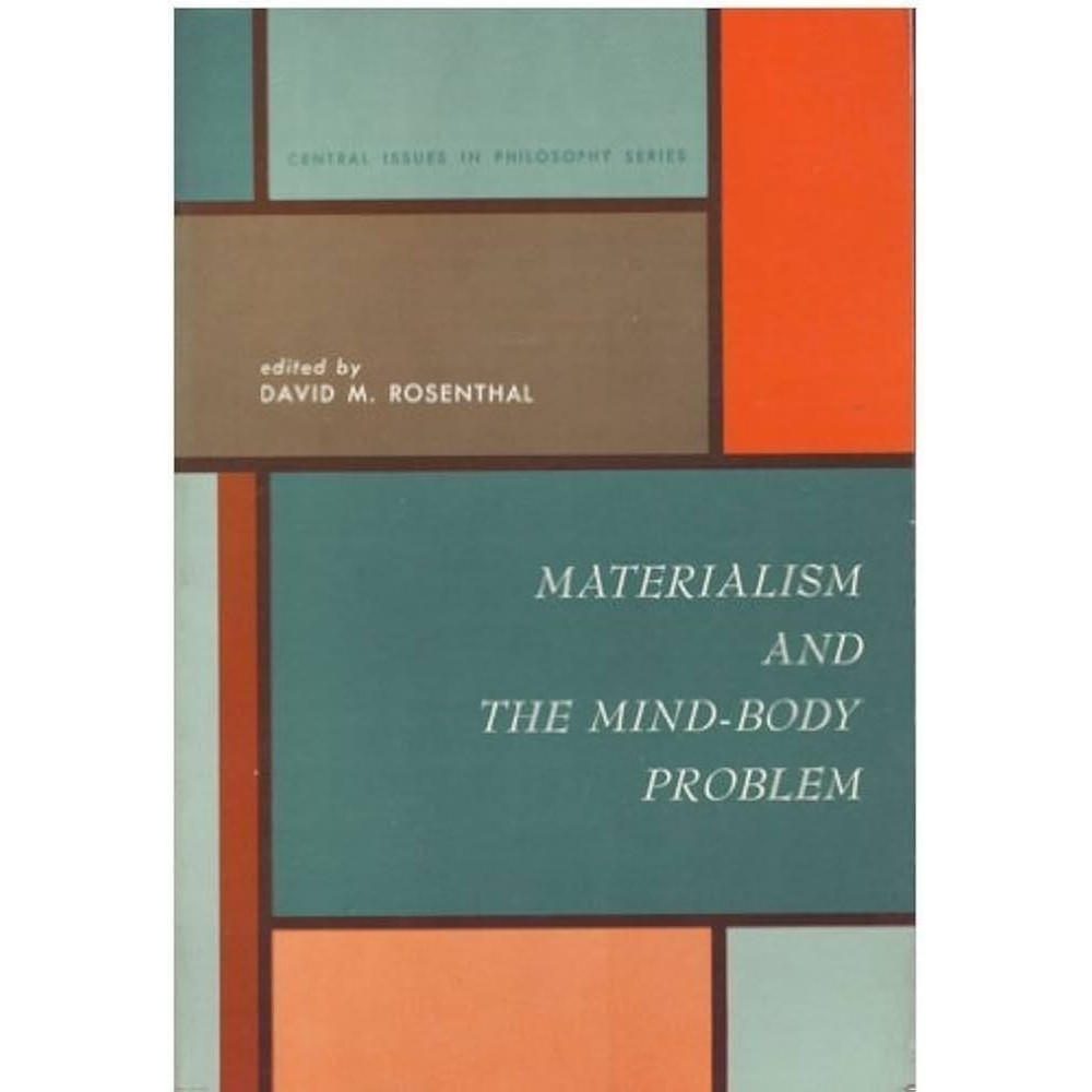 Materialism and the mind body problem autor David M. Rosenthal | Shopee ...