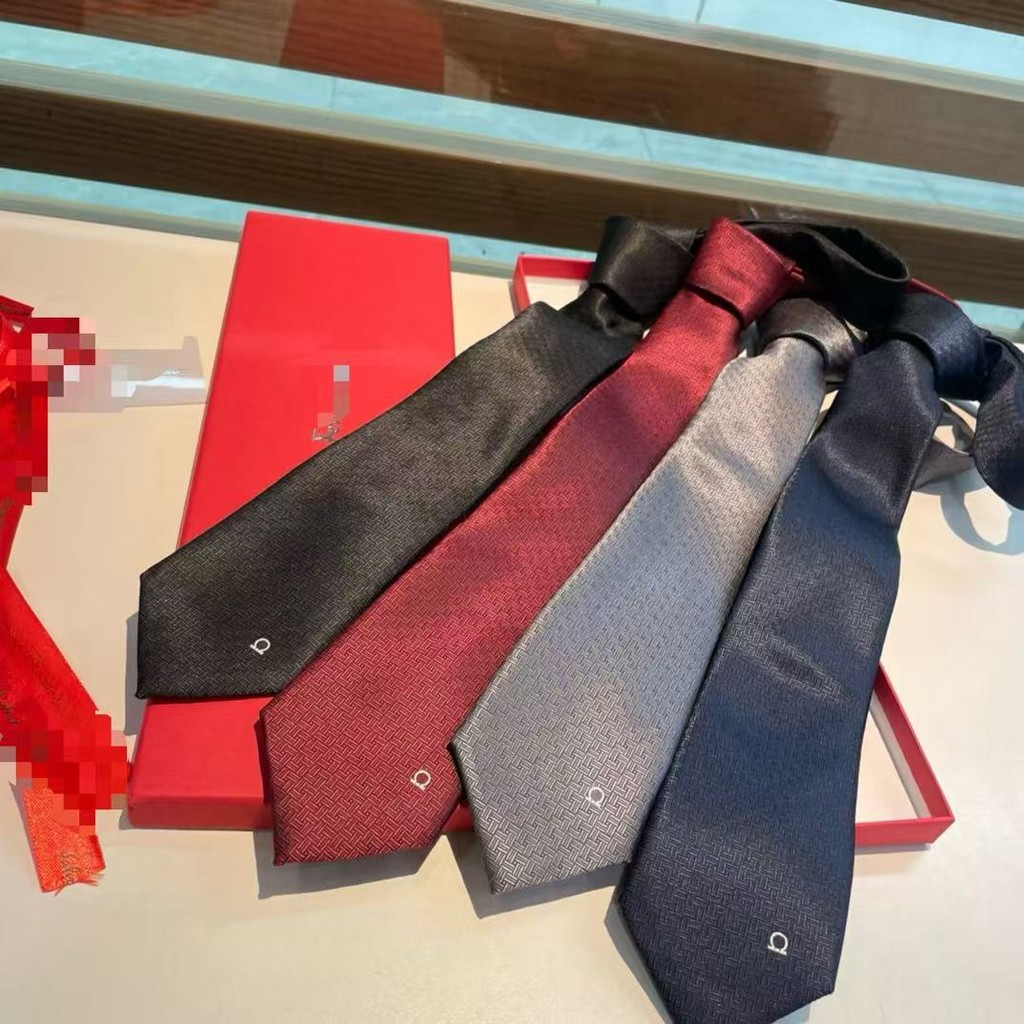 Gravata de Seda da Marca Europeia e Americana Ferragamo, Gravata Formal ...