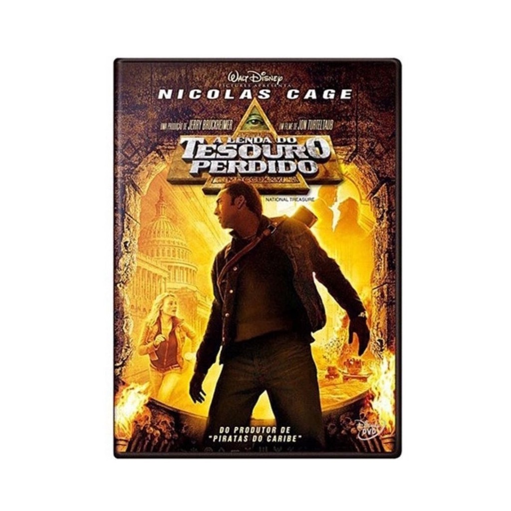 A Lenda do Tesouro Perdido - DVD - National Theasure (2004) | Shopee Brasil