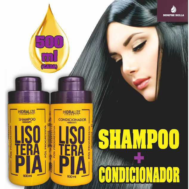 Kit Shampoo e Condicionador Pós Progressiva lisoterapia Liso Extremo ...