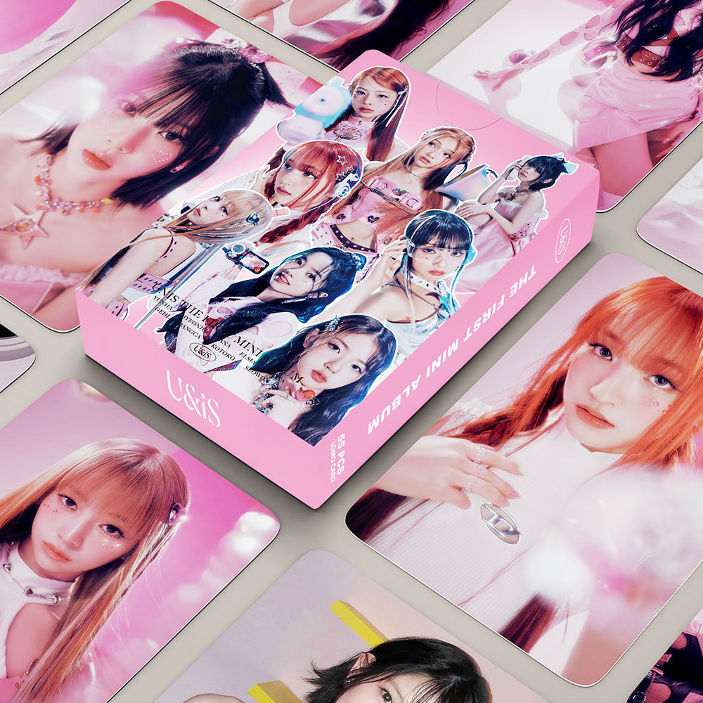 55pcs UNIS LOMO Cards The 1st Mini Album WE UNIS Photocards HYEONJU ...