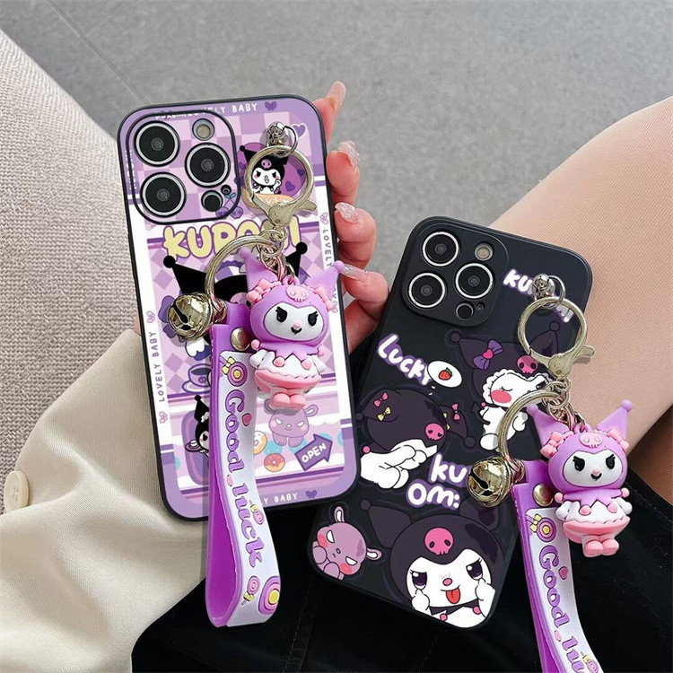 Capa Capinha Xiaomi Redmi Note 13 12S 11S 10S 9S Redmi 14C 13C A3 12C 10C 9A 9C 9T Kuromi roxo ...