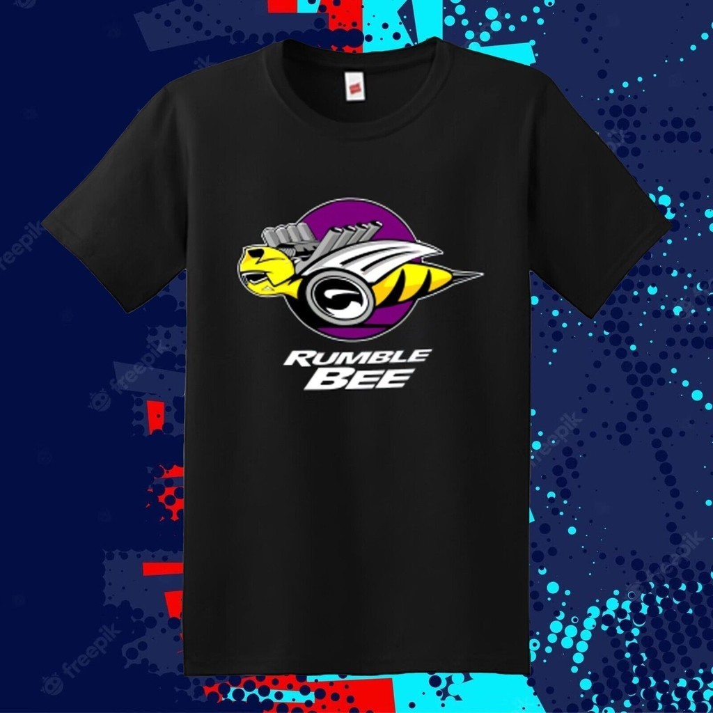 Camiseta Preta Masculina Rumble Bee Super Logo | Shopee Brasil