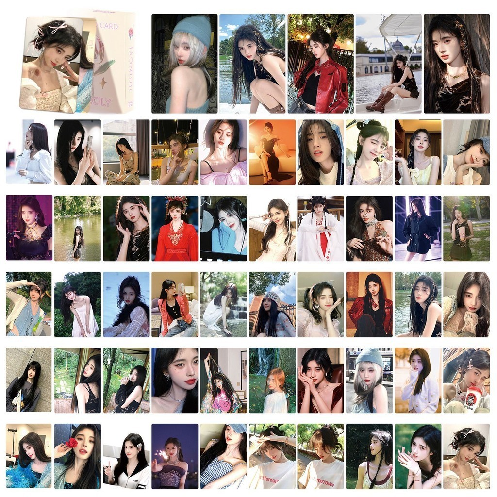 555pcs Bai Lu Lomo Cartões Yuqi Cecily Ju Jingyi Cheng Xiao Fotográficos Esther YU Shuxin Rosy ...
