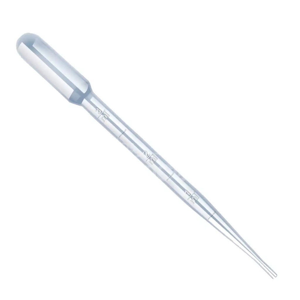 Pipeta Plástica Pasteur Conta Gotas de -3ml Com Marcador (1,2,3) | Shopee Brasil