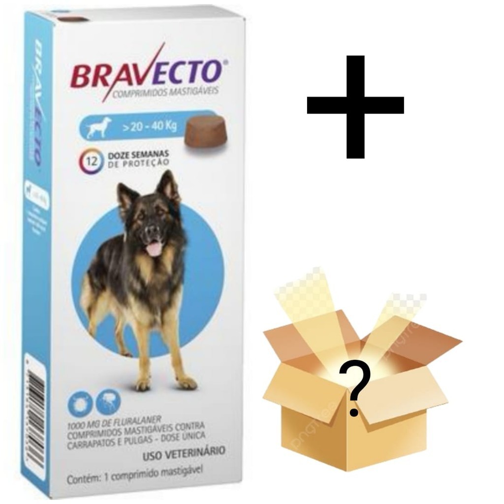 BRAVECTO CAES MSD 20 - 40 KG | Shopee Brasil