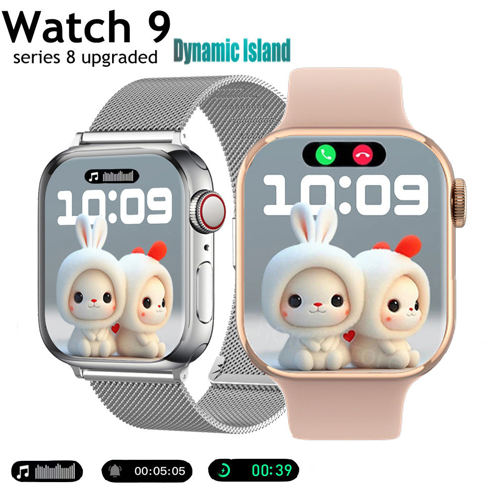 Novo Smartwatch relógio inteligente S9 Mini 41/45mm 9 Amantes Homens ...