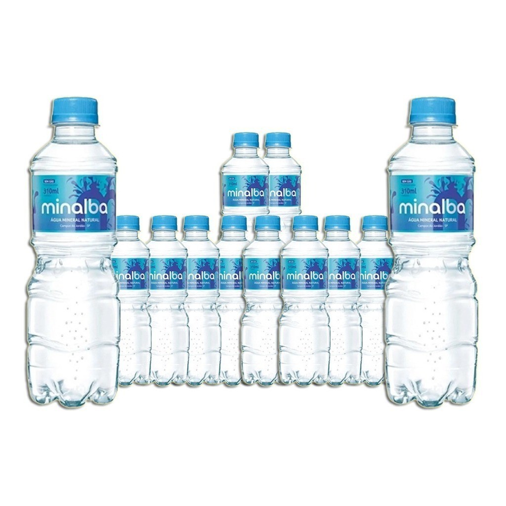 Água Mineral Minalba Sem Gás 310ml Kit 12 | Shopee Brasil