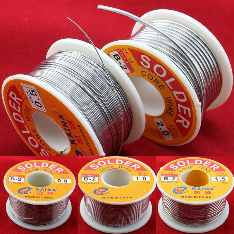 60/40 63/37 Tin Lead Solder Wire Reel Rosin Core Soldering Welding Flux 0.5-2MM | Shopee Brasil