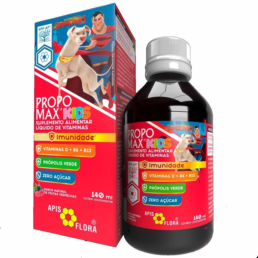 Propomax Kids Xarope Zero Açúcar Vitaminas Imunidade Kids Criança ...