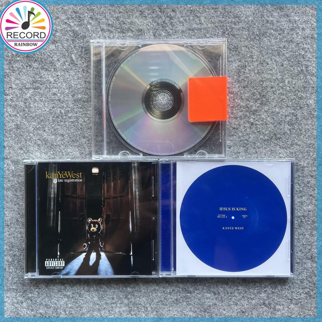 Kanye West Late Registration, Yeezus, Jesus Is King 3 Albums Set CD ...