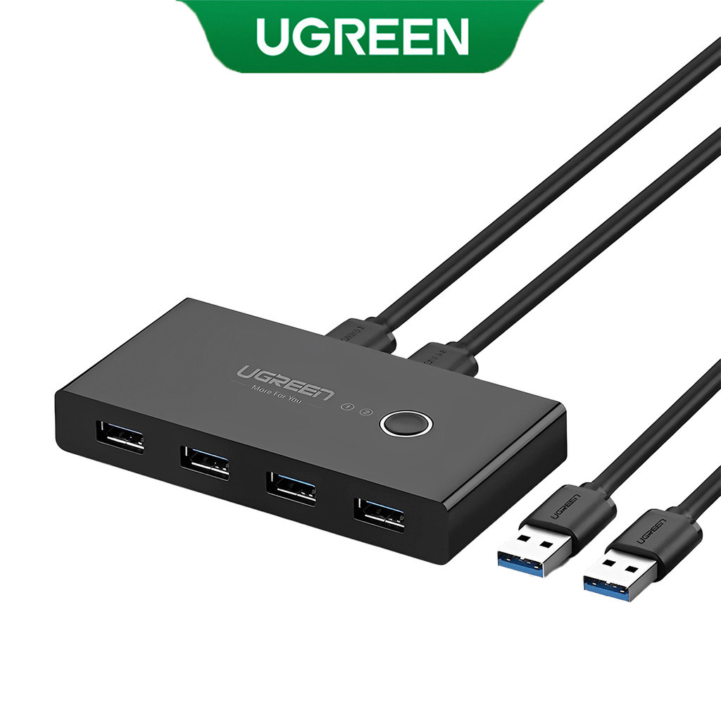 UGREEN Switch Switcher Usb 3.0 4 em 1 Preto | Shopee Brasil