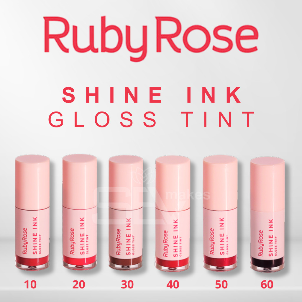 Gloss Tint Shine Ink Linha Rosa - RUBY ROSE | Shopee Brasil