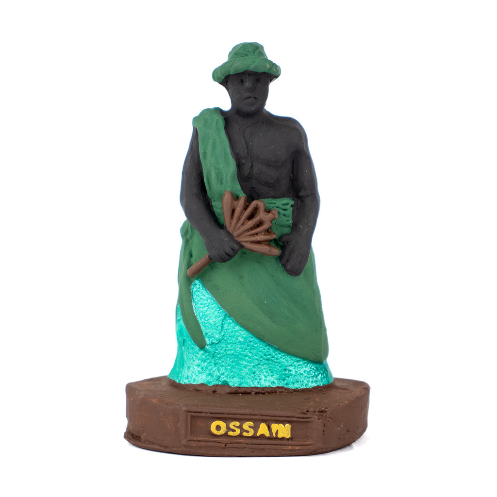 Escultura Orixá Ossaim Verde 8,50 cm em Resina | Shopee Brasil