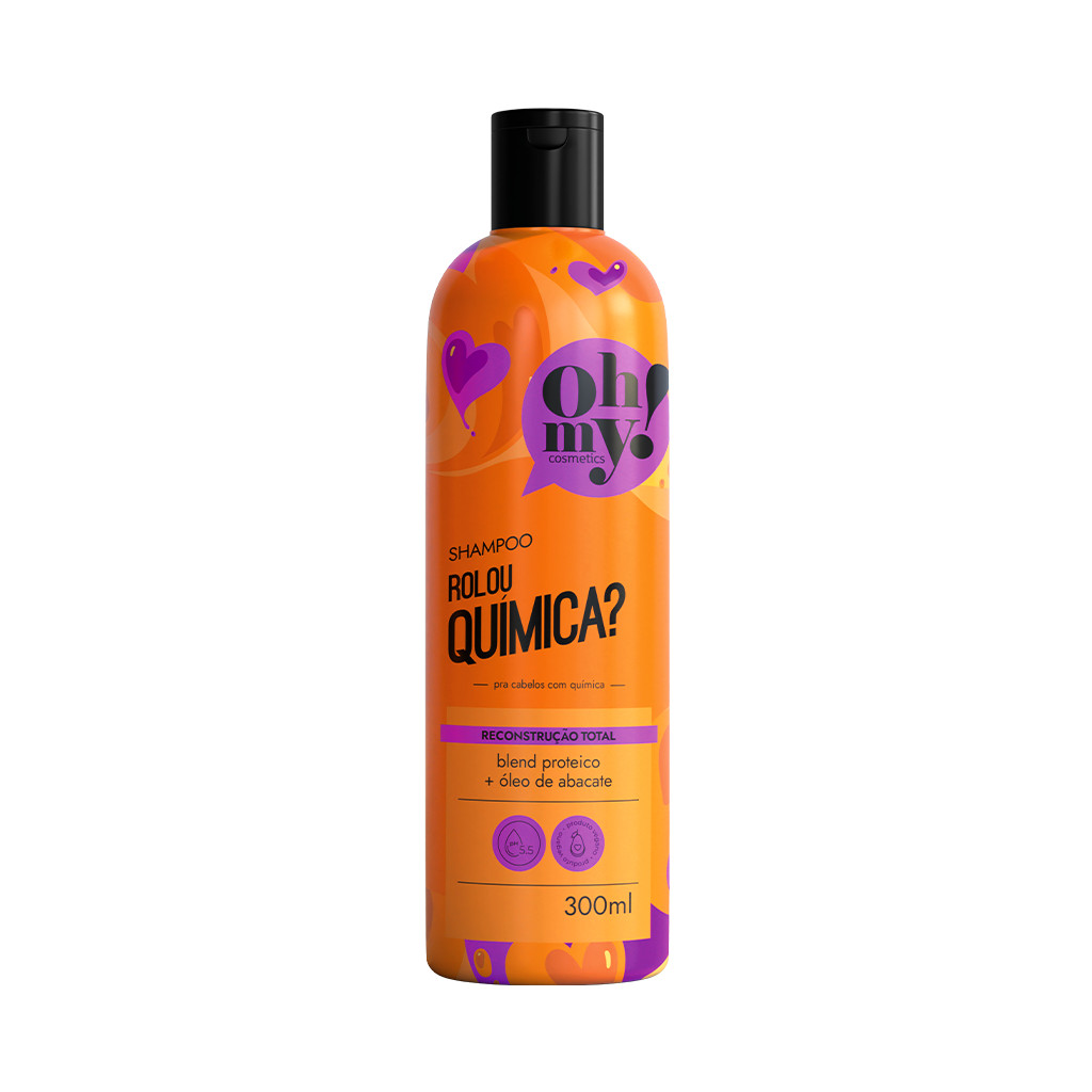 Oh My Shampoo Rolou Química 300ml | Shopee Brasil