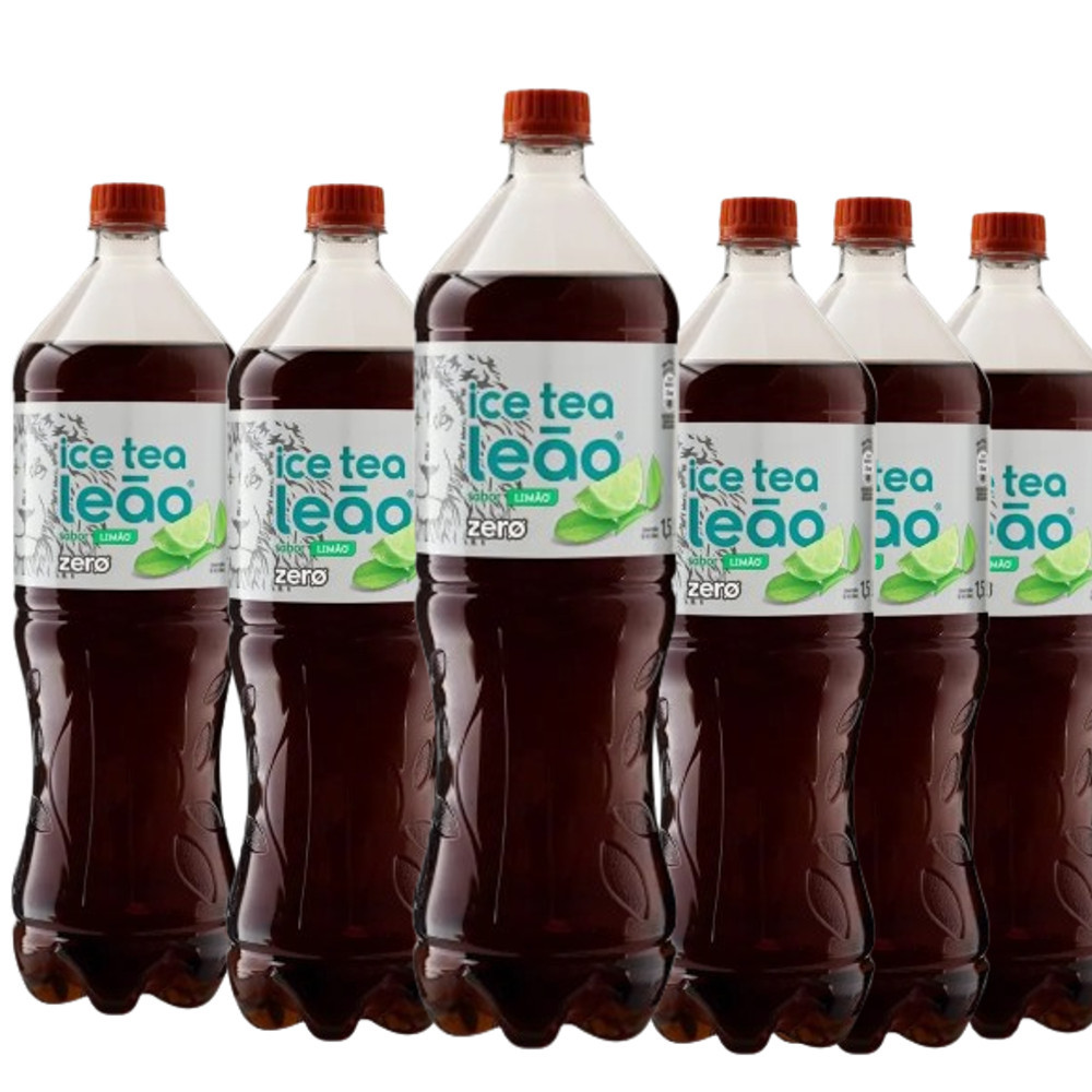 Pack 6 Chás Ice Tea Limão Zero 1,5l | Shopee Brasil