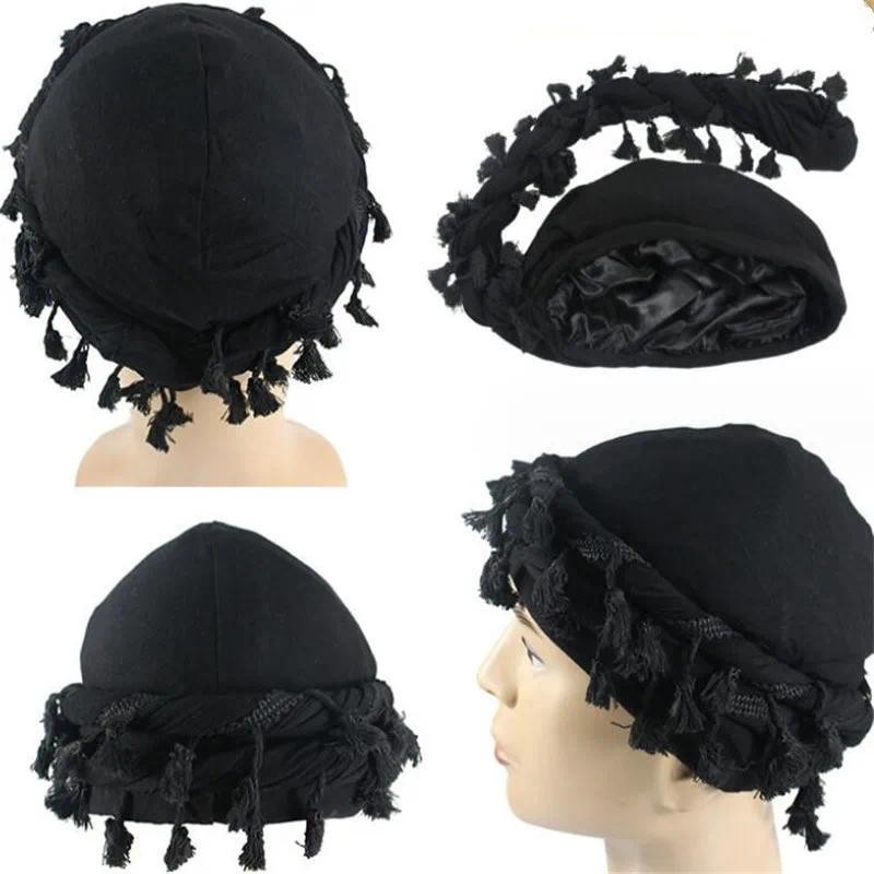 Chapéu Turbano Masculino De Forro Satin Lining Strentchy Headwrap Halo ...