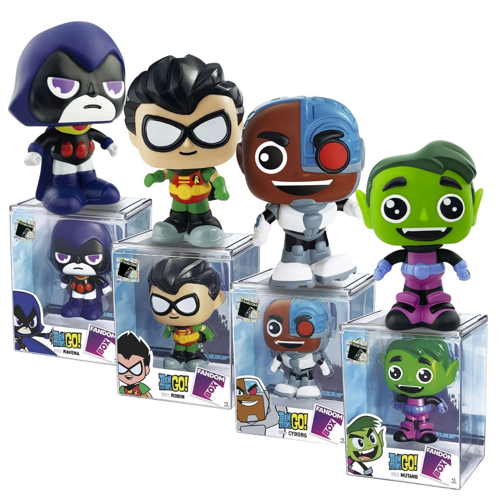 Kit Fandom Box Bonecos Jovens Titãs Licenciado Lider | Shopee Brasil